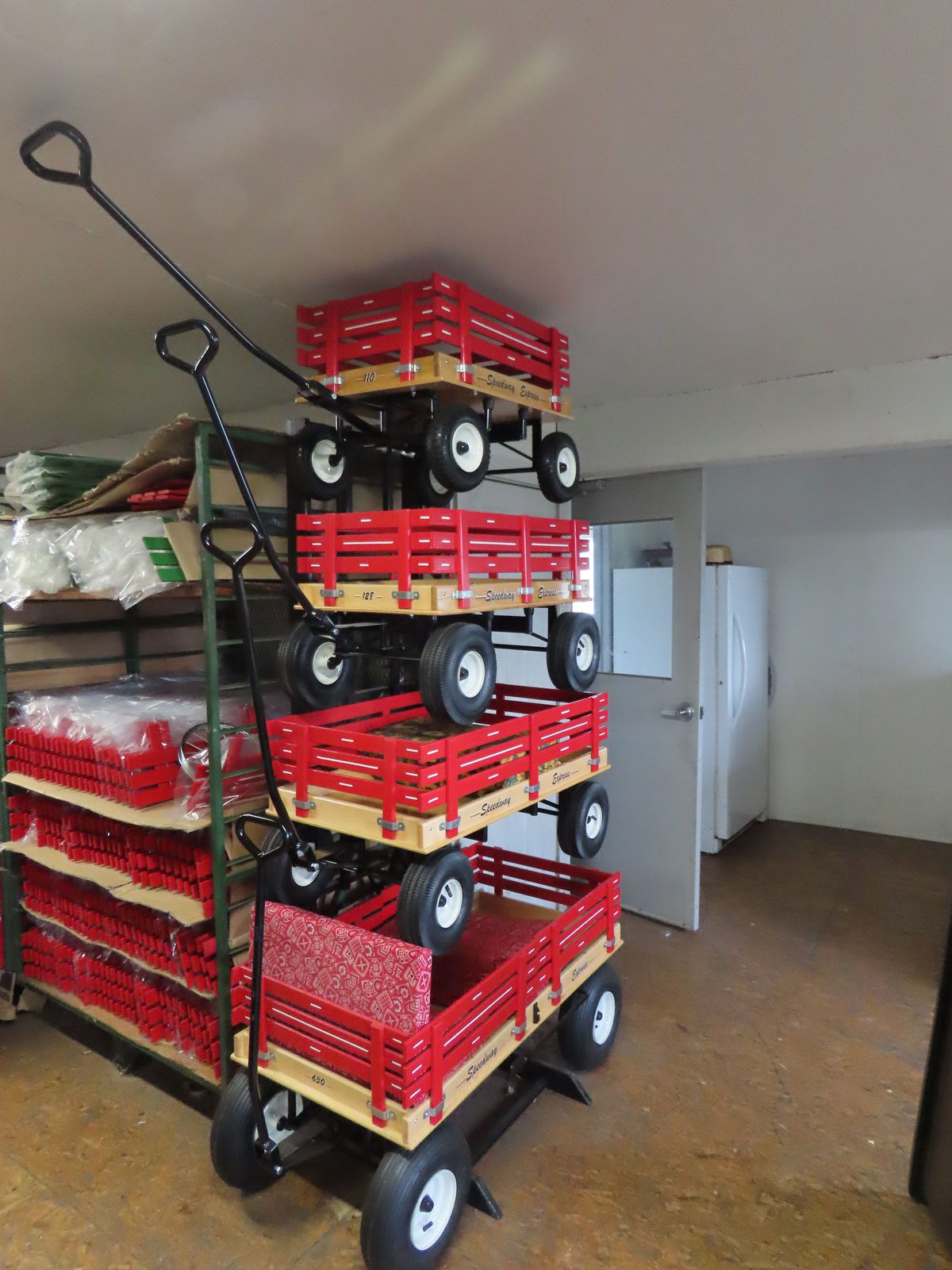 Speedway Express Model 600 - Little red wagons made by the Amish with ...